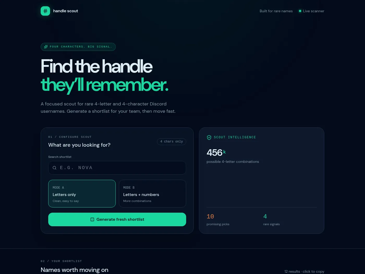 Discord Handle Finder