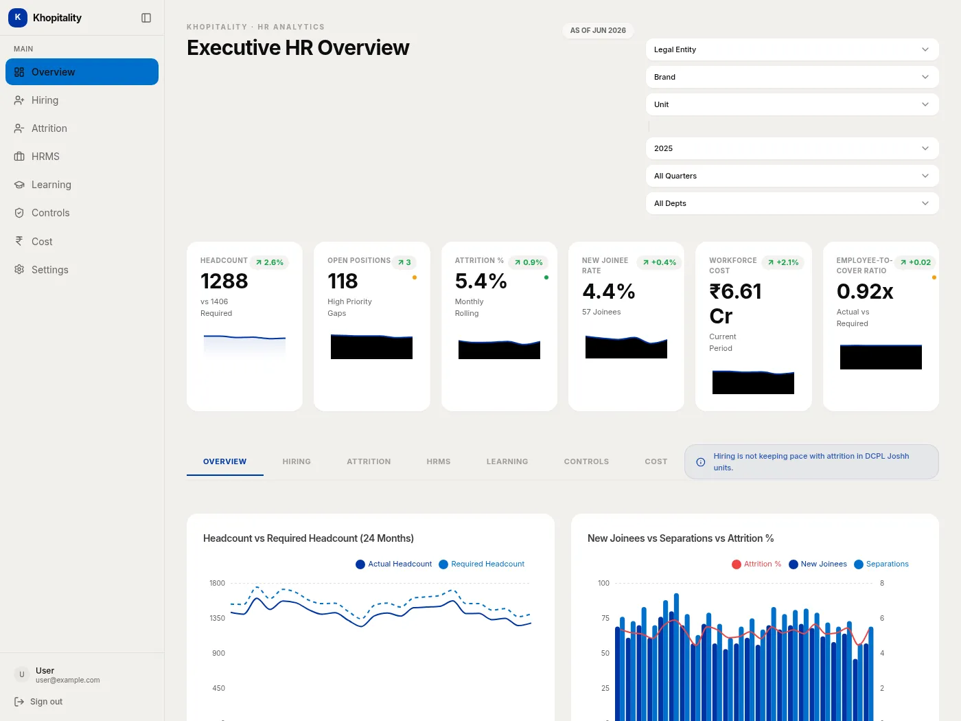 Executive HR Overview