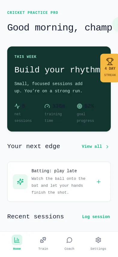 Cricket Practice Pro