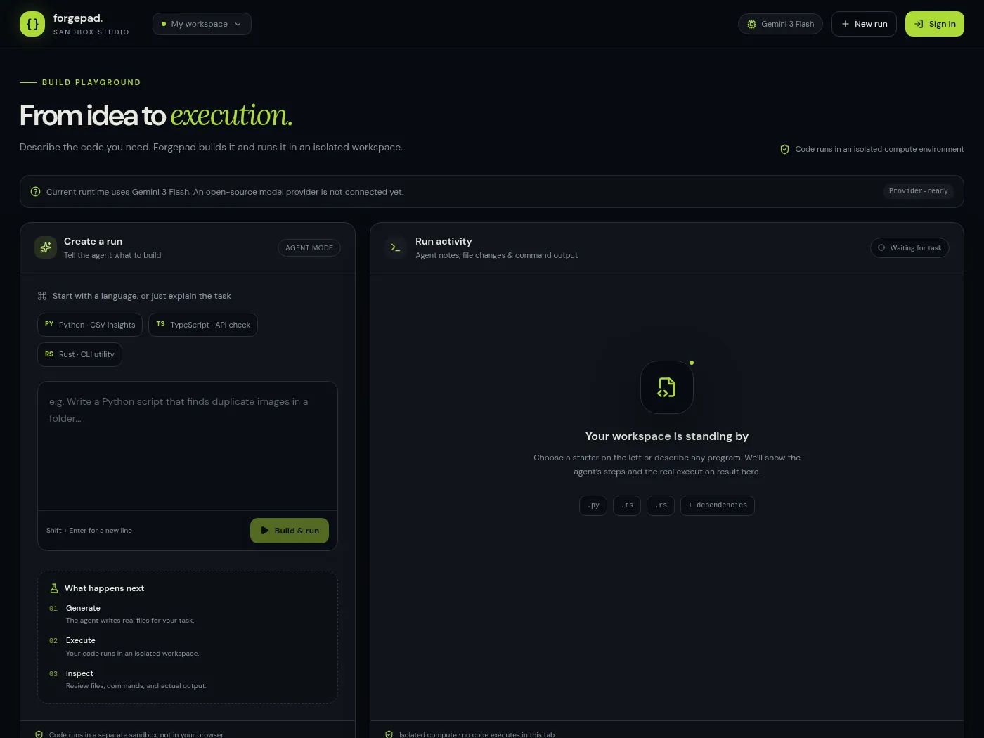AutoCode Sandbox