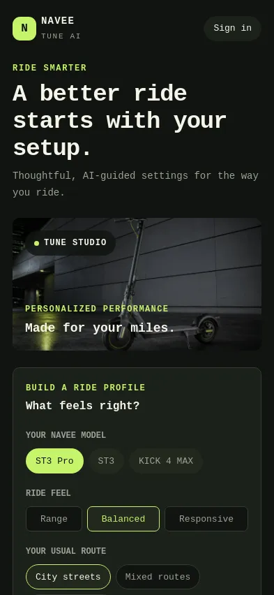 Navee Tune AI