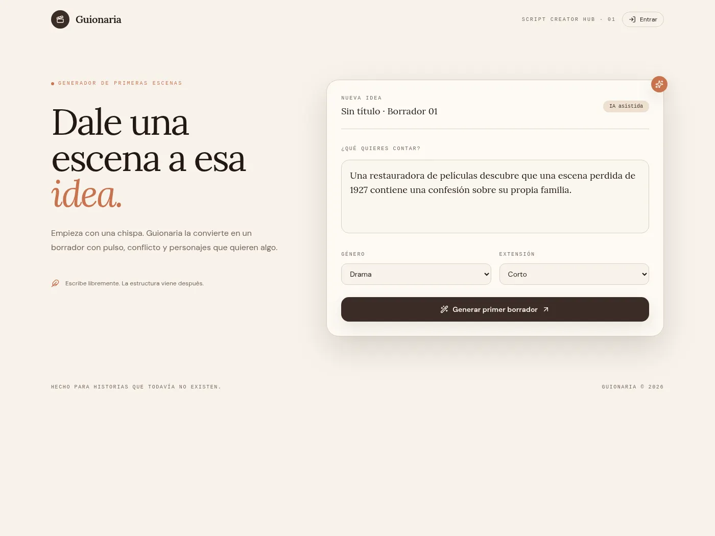 Script Creator Hub