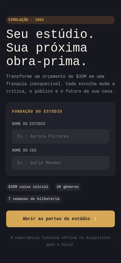 CineStudio Tycoon