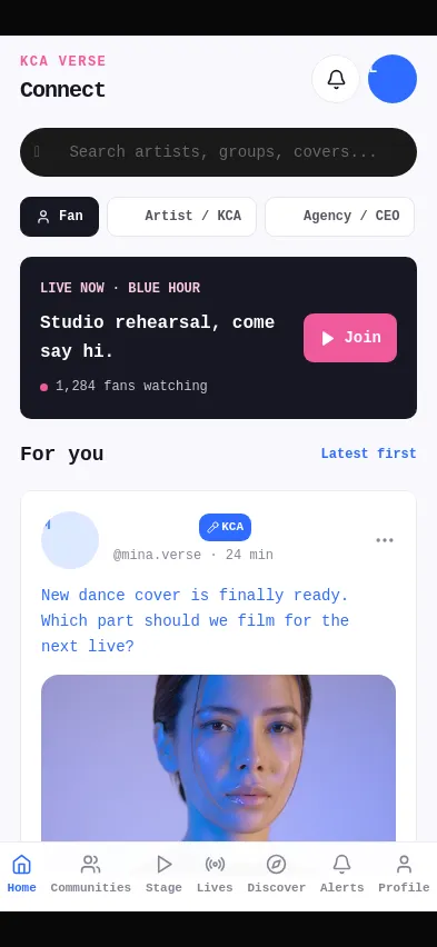 KCA Verse Connect