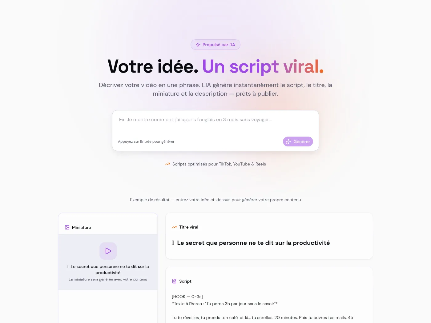 Viral Creator AI Studio