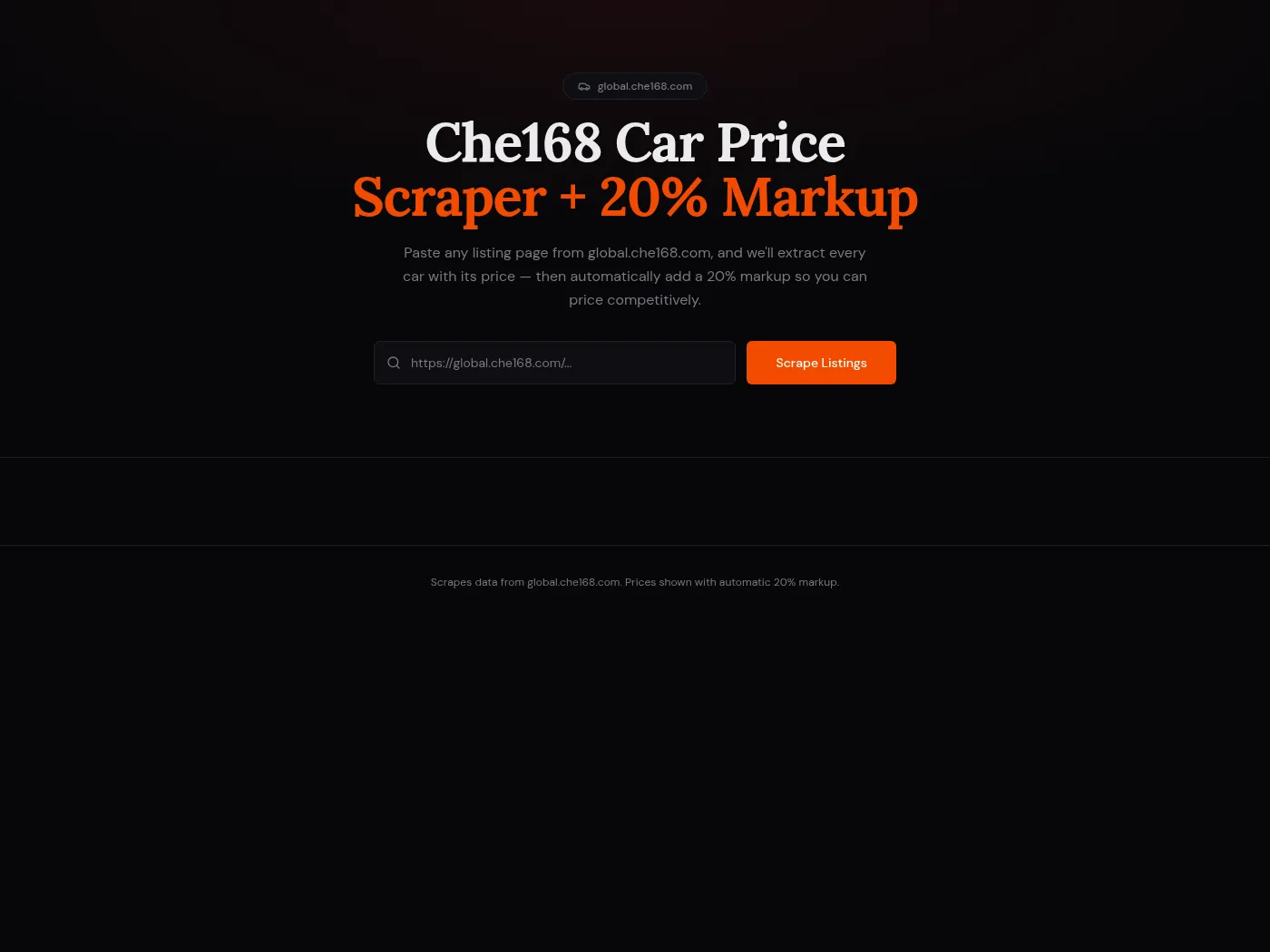 Car Price Scraper