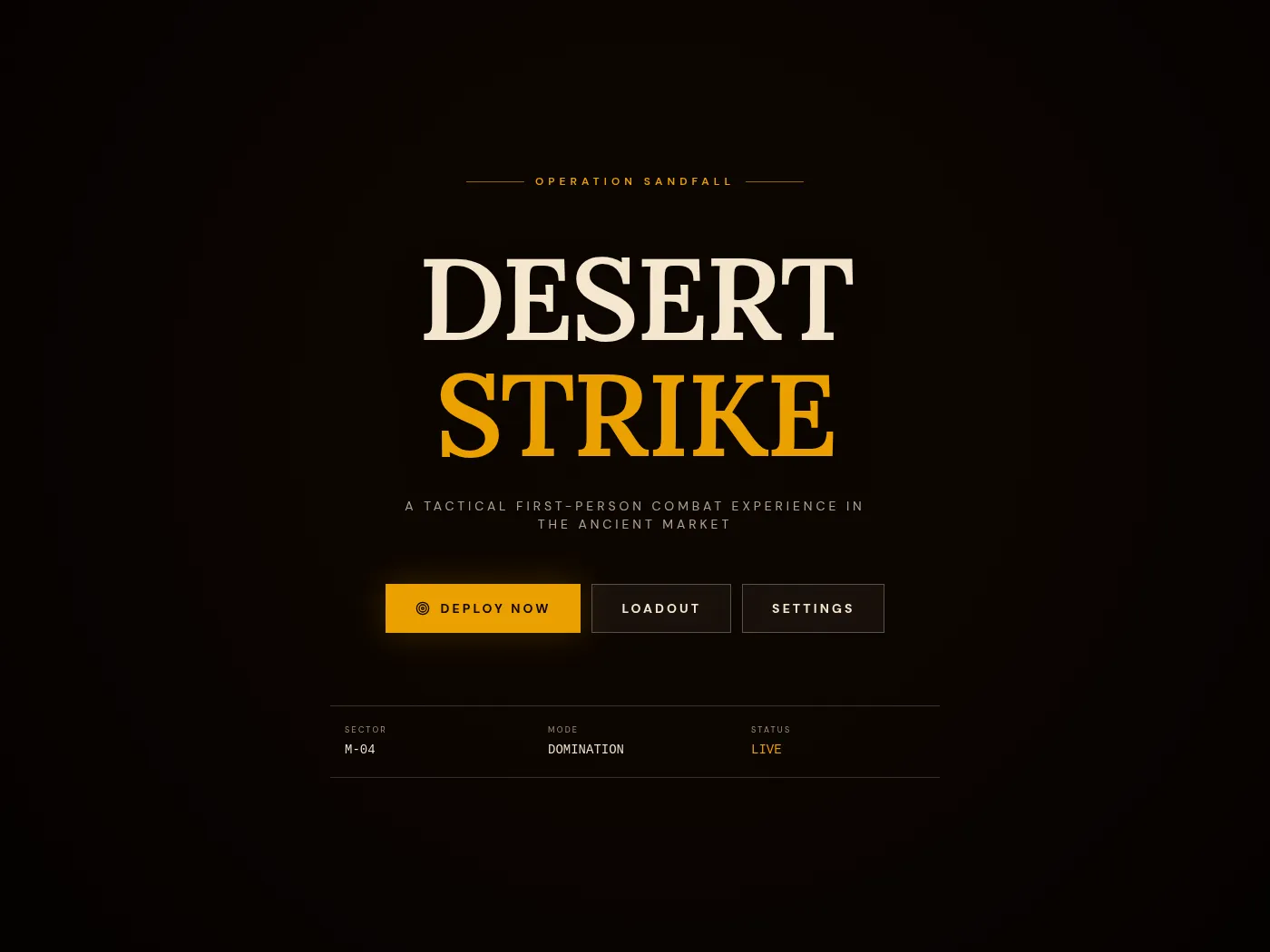 Desert Strike FPS