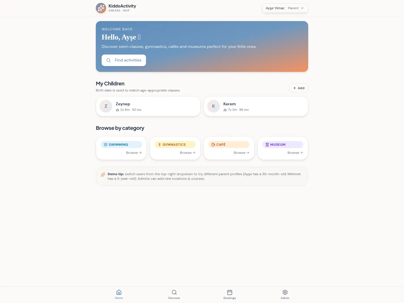 KiddoActivity Marketplace