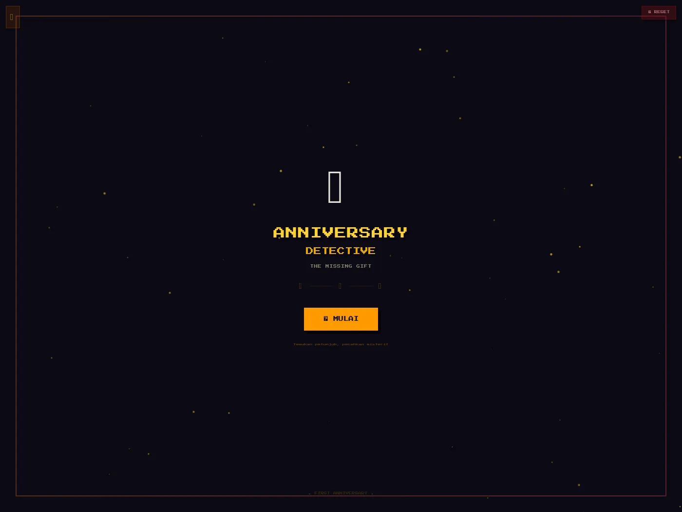 Anniversary Detective Game