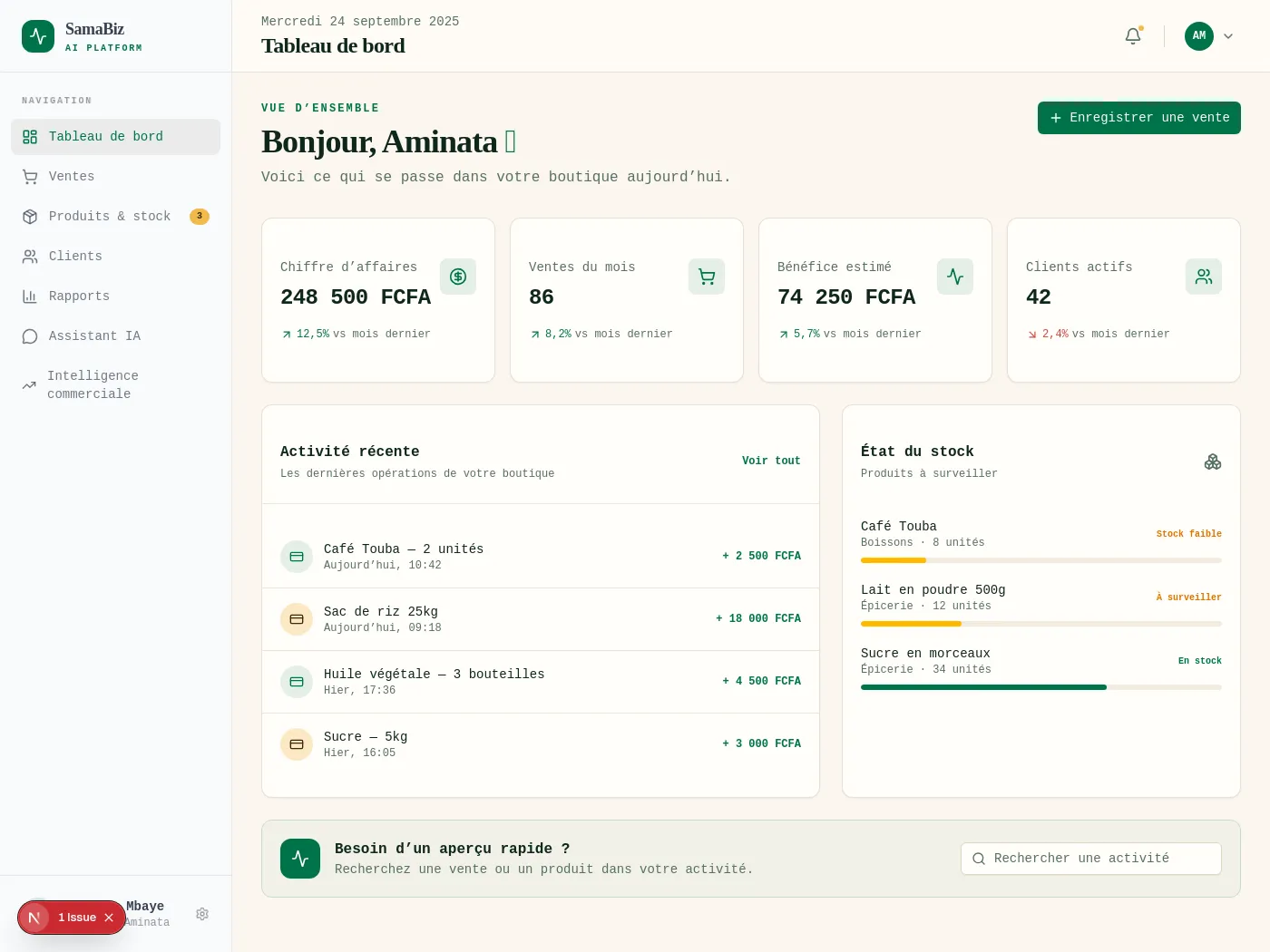 SamaBiz AI Platform