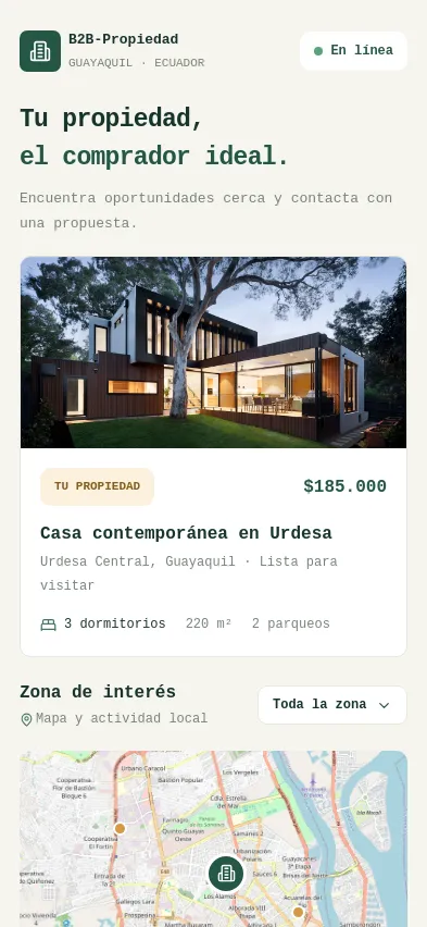 B2B Propiedad Finder