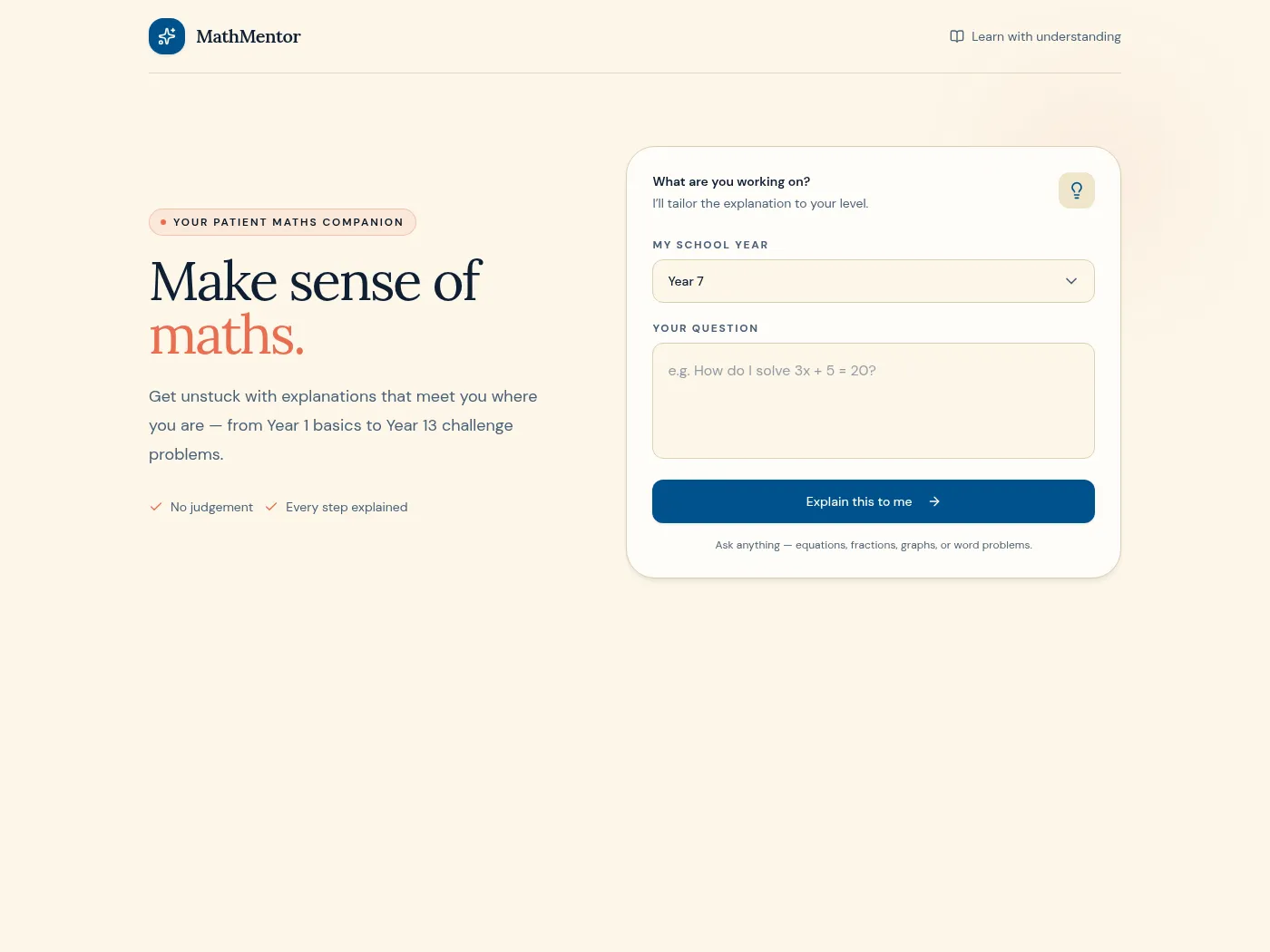 MathMentor AI