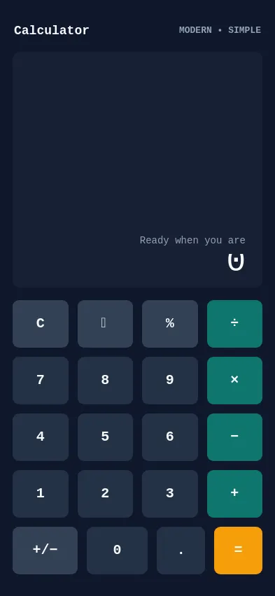 ModernCalc Mobile