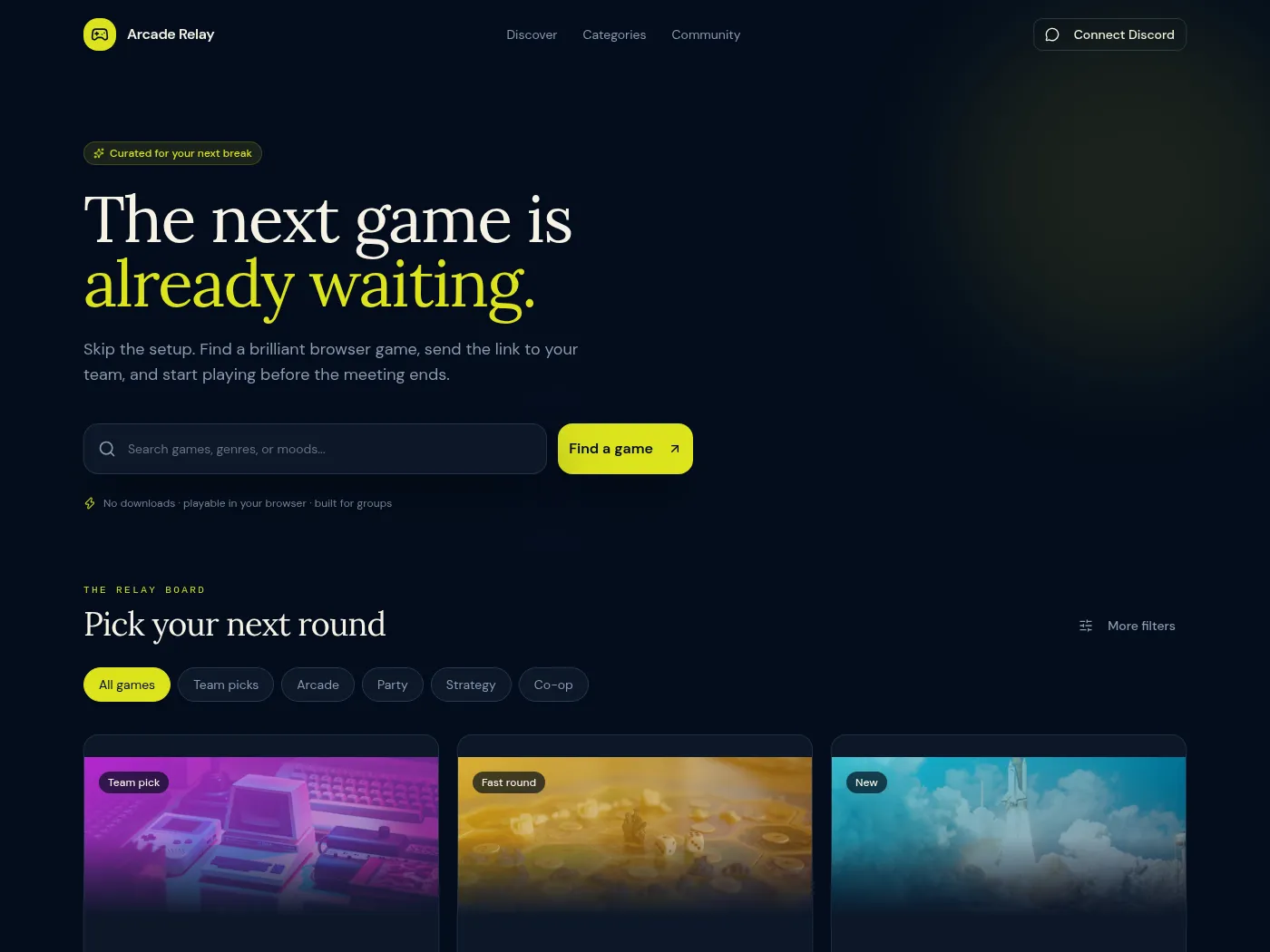 Instant Game Hub
