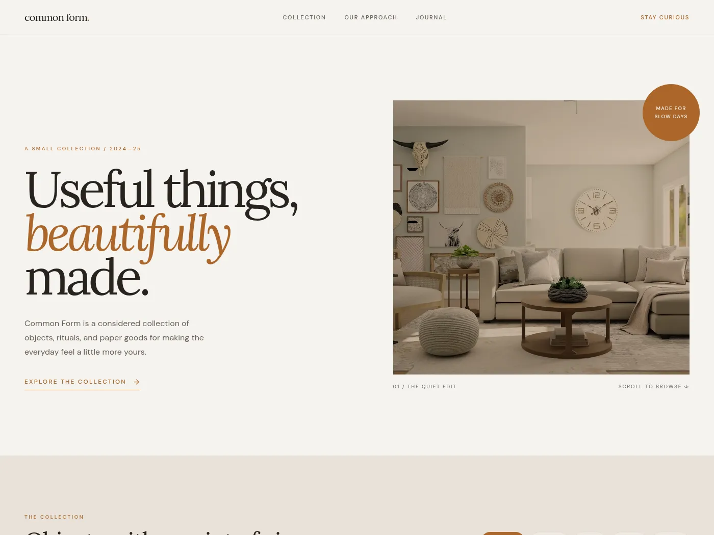 Product Showcase Site
