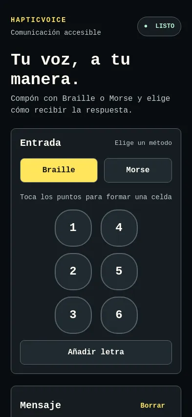 HapticVoice Mobile