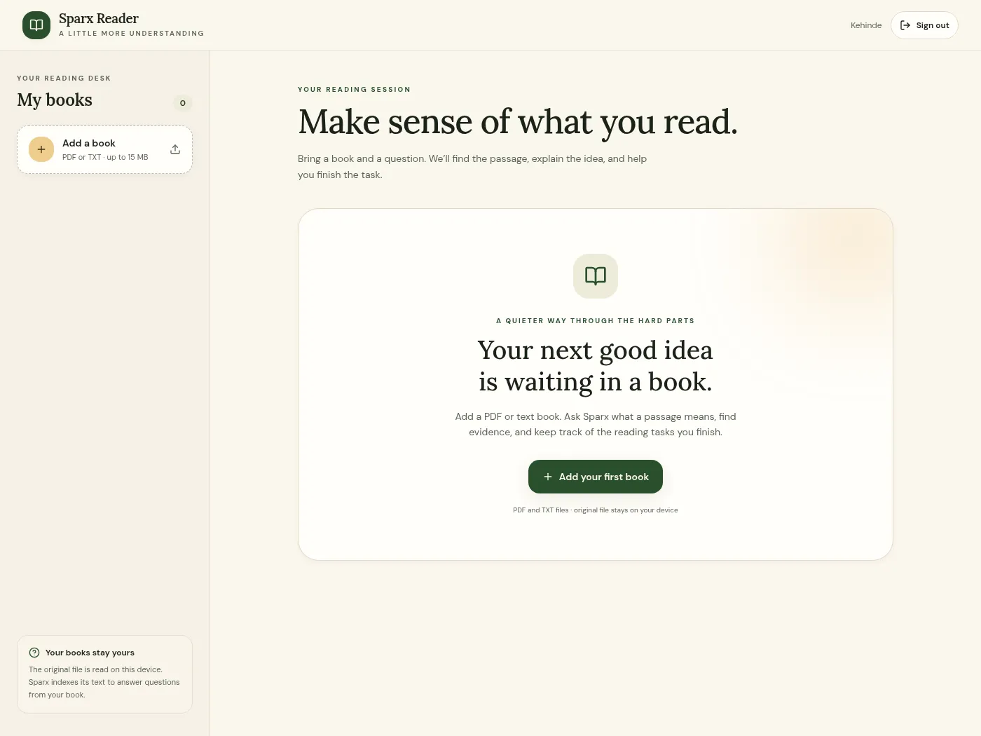 Sparx Reader AI