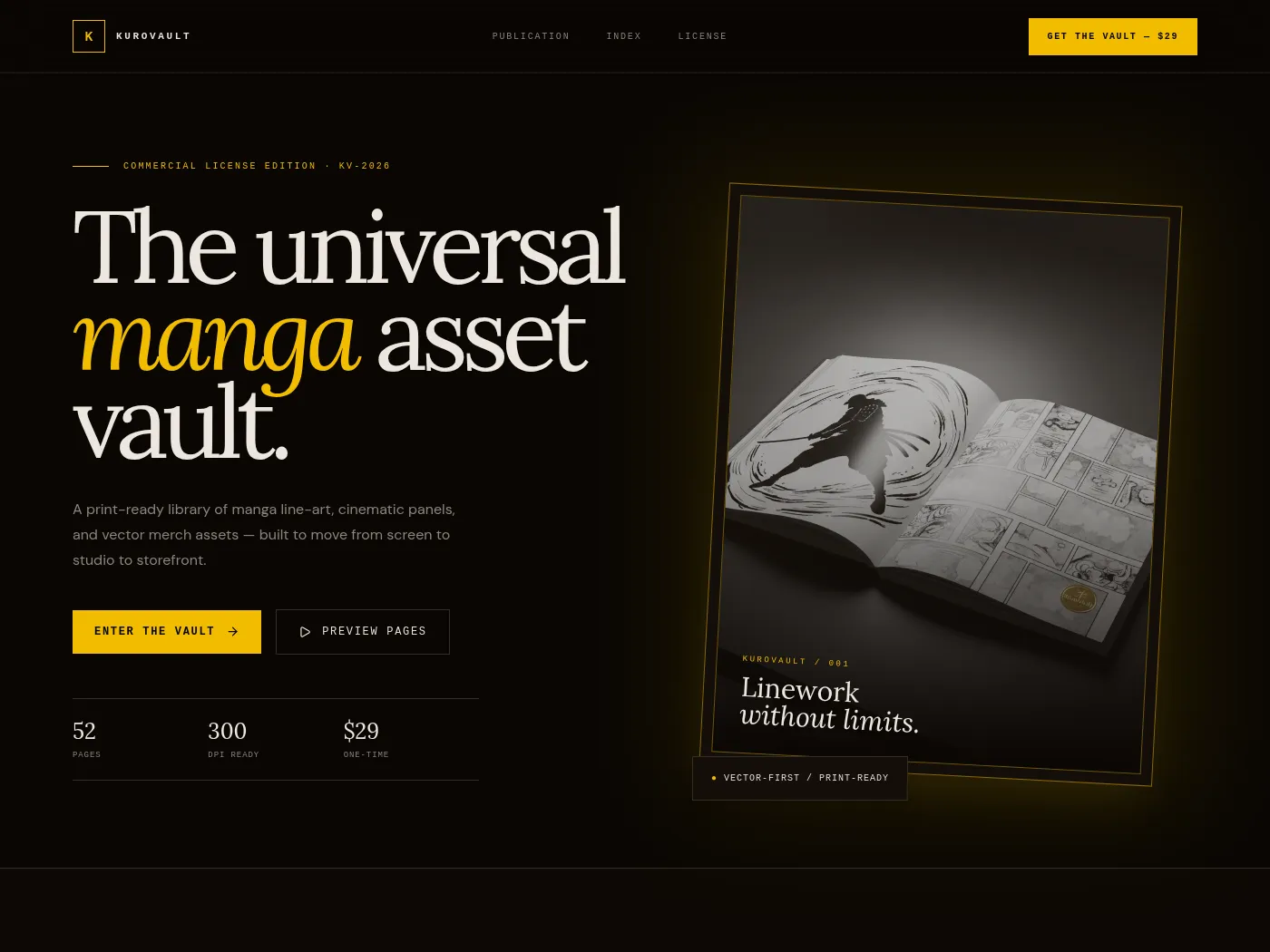 KuroVault Asset Vault Site
