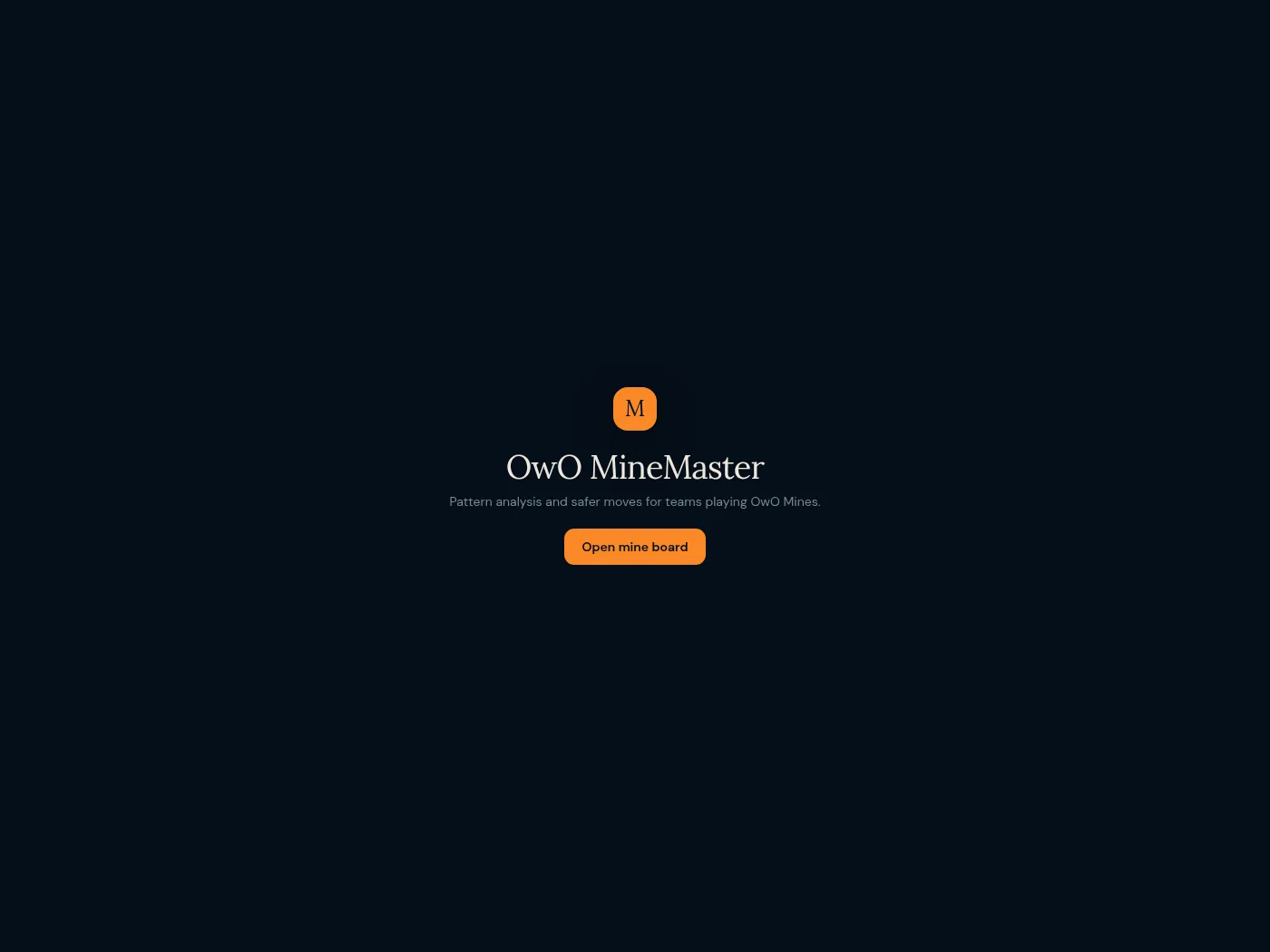 OwO MineMaster