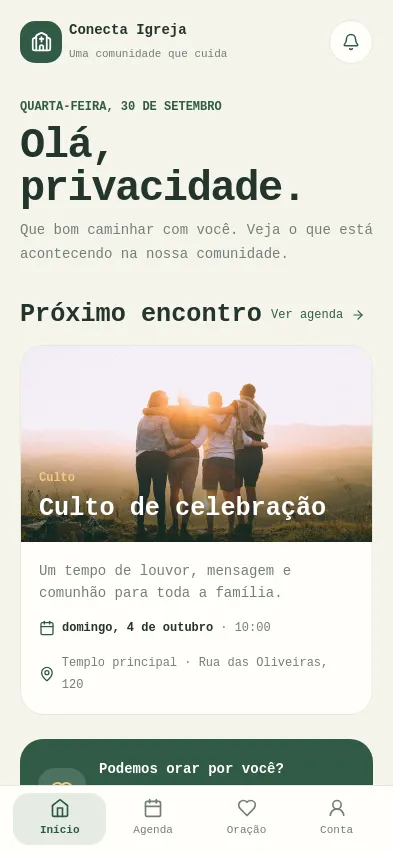Conecta Igreja Mobile