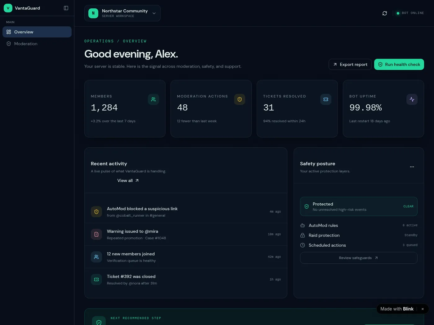 Modular Discord Admin Suite