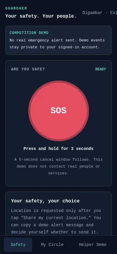 GuardHer Safety App