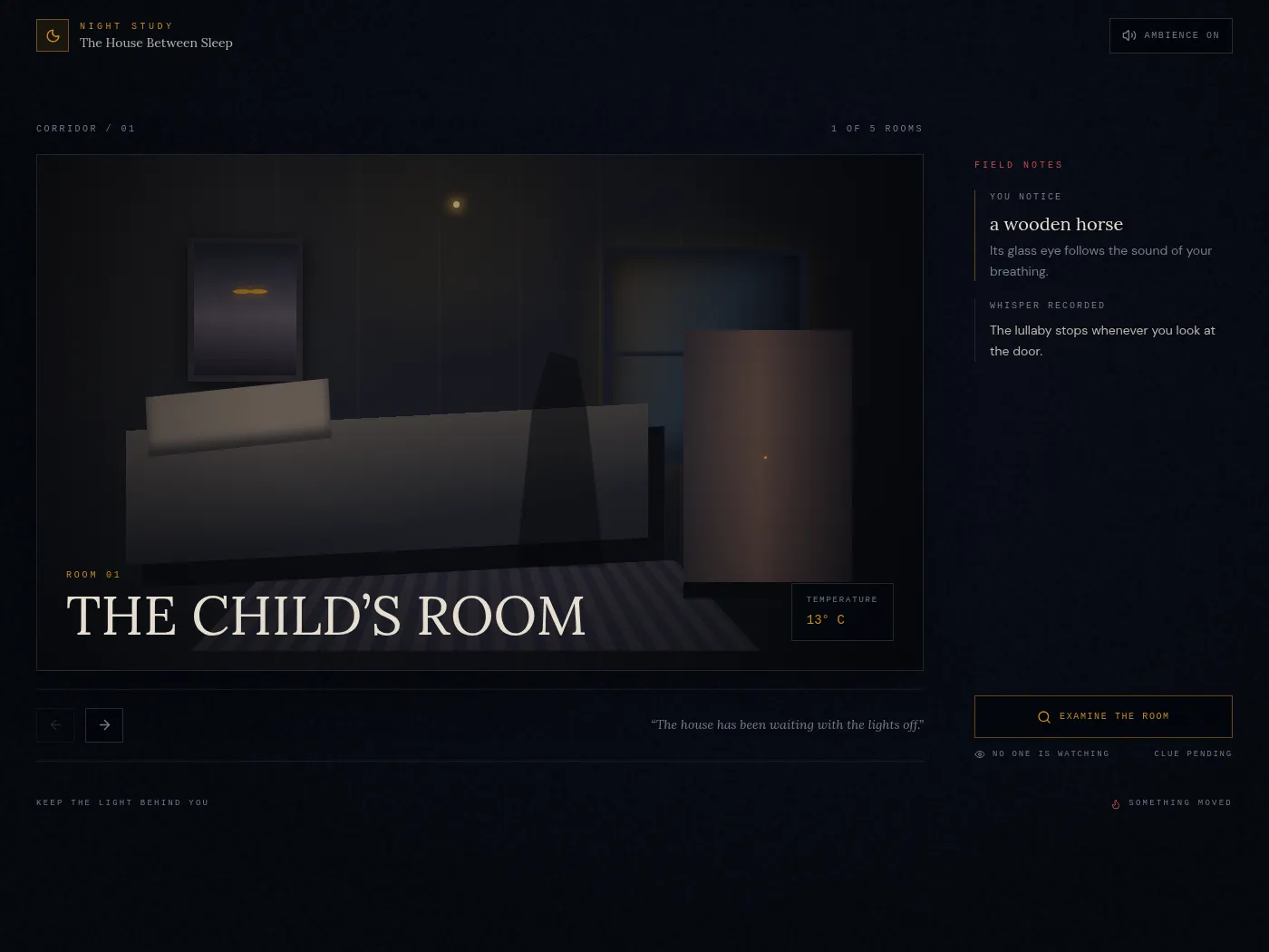 Creepy Bedroom Maze