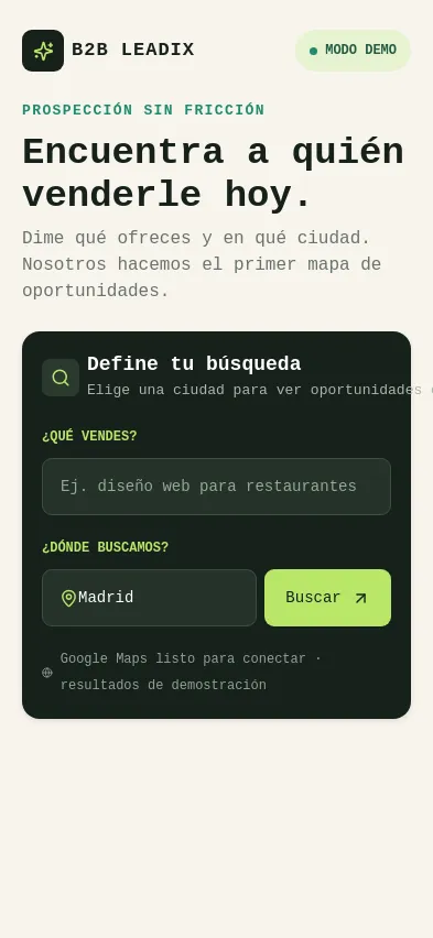 B2B Leadix Finder