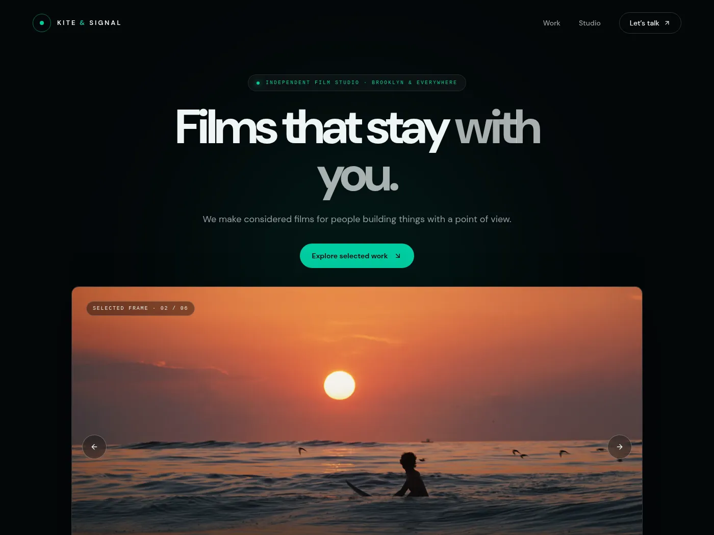 QuickFrame Portfolio Site