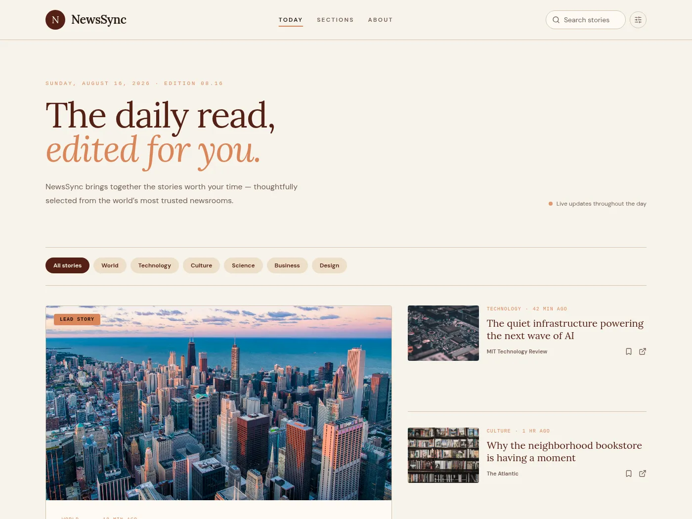 NewsSync Web
