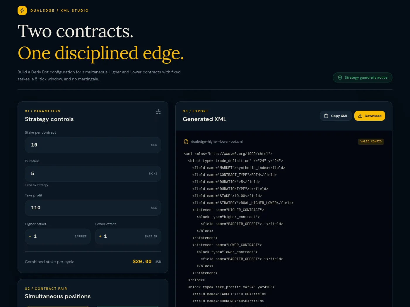 Deriv XML Bot Assistant