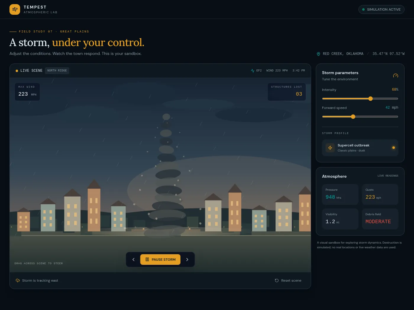 Tornado Destruction Simulator