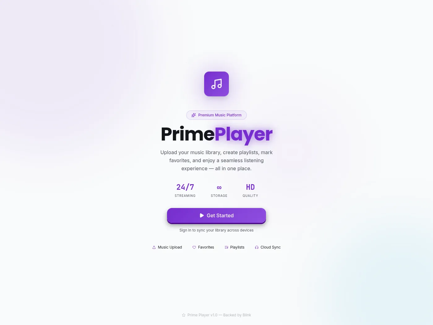 Futurist Music Player UI