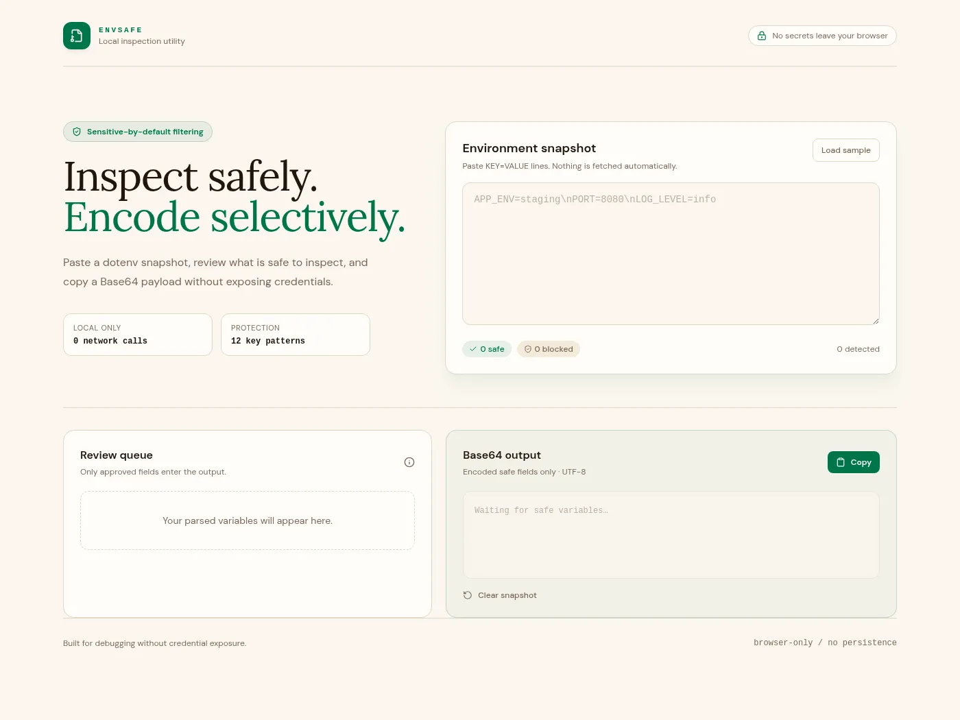 Base64 Env Inspector
