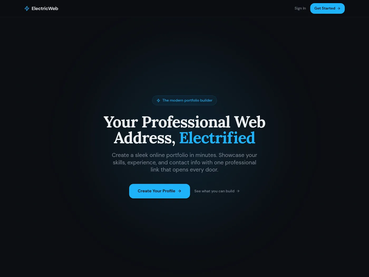 ElectricWeb Profile