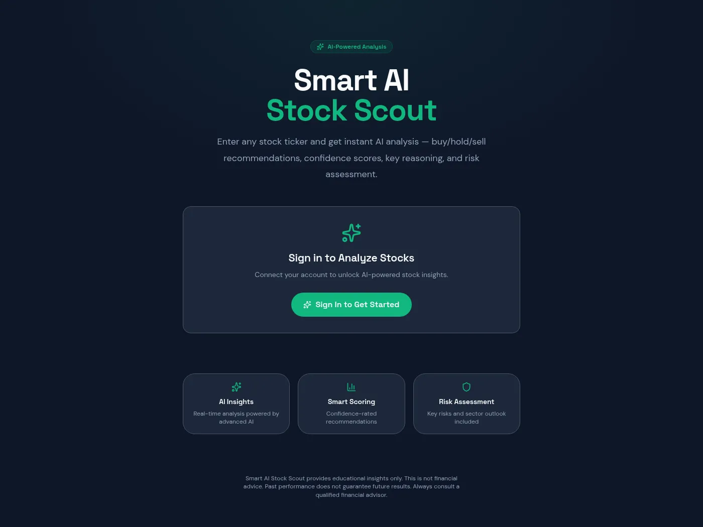Smart AI Stock Scout