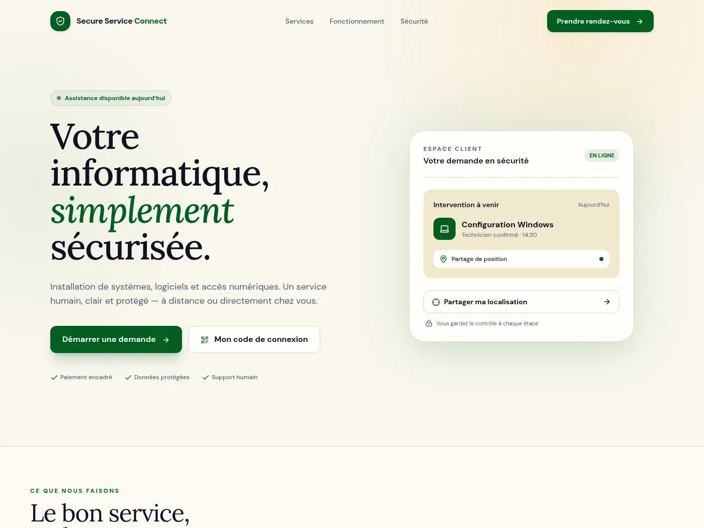 Secure Service Connect