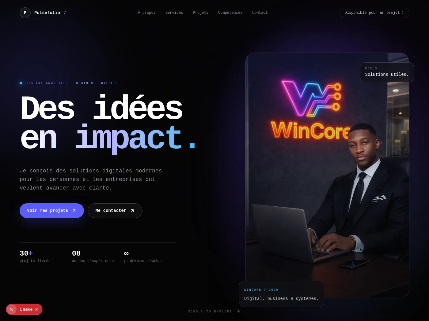 Pulsefolio Redesign