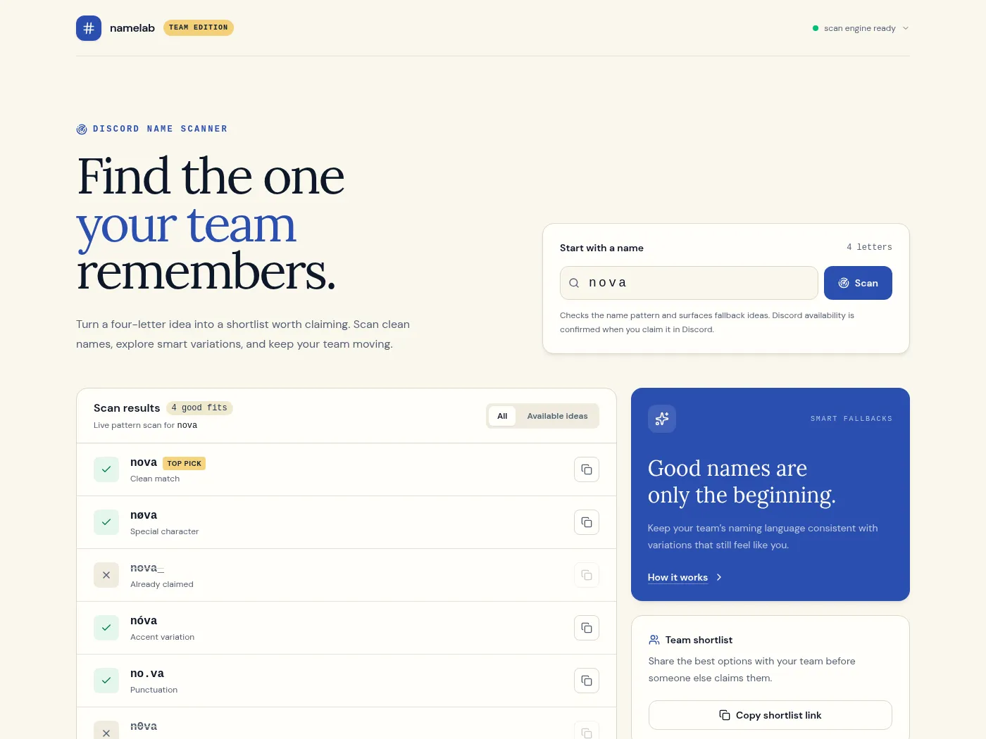 Discord Name Scanner