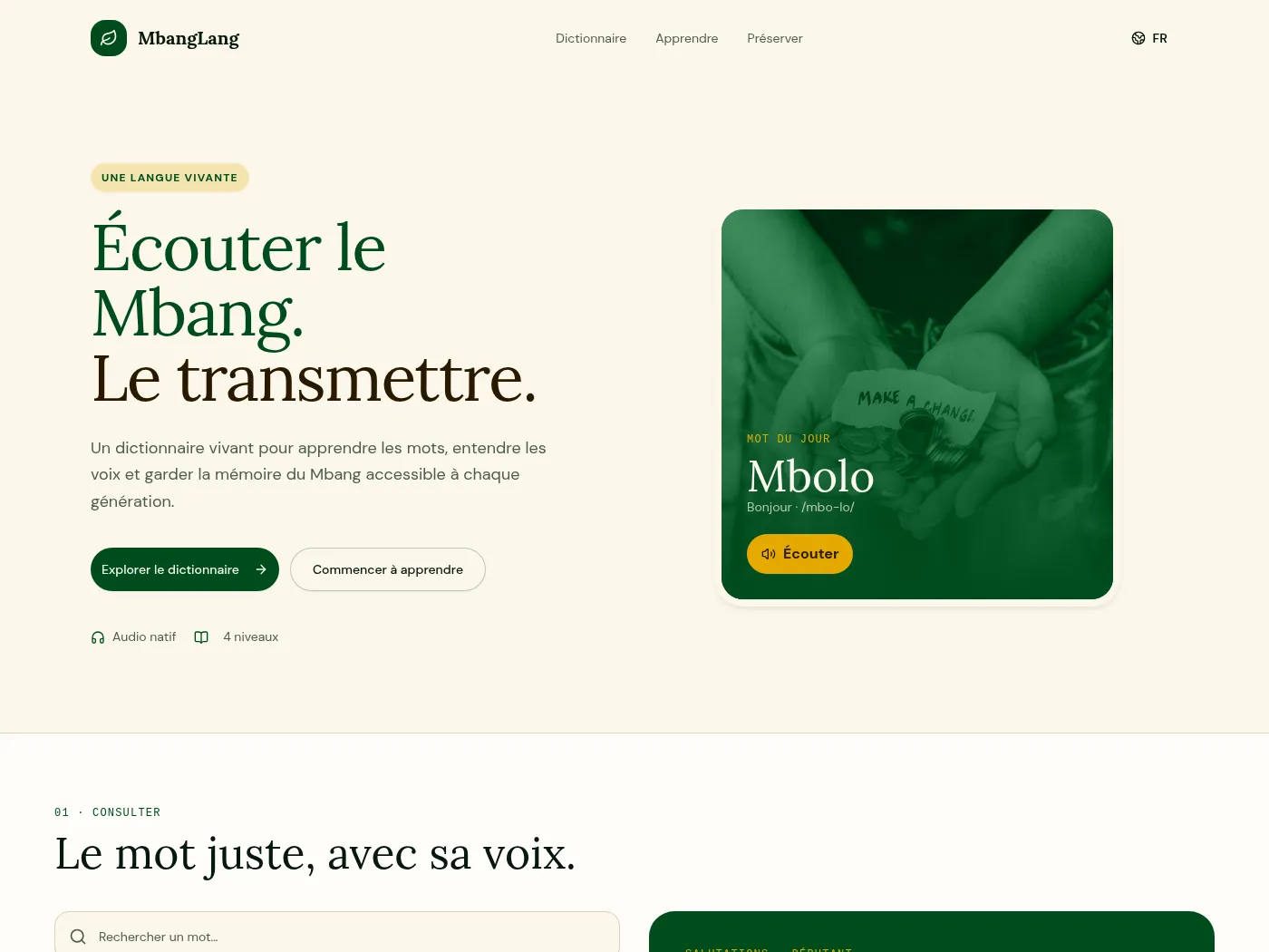 MbangLang Web App