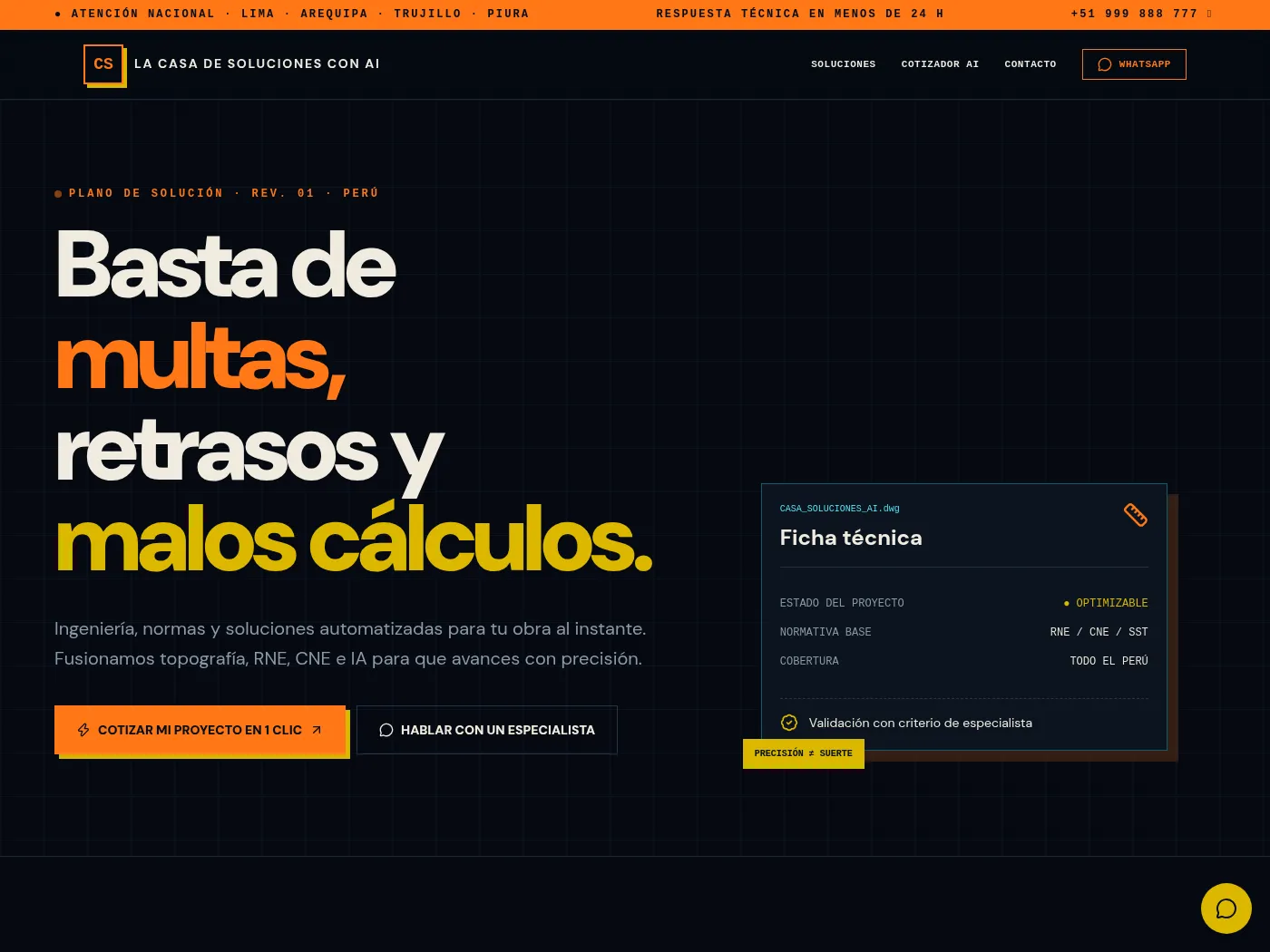 LA CASA DE SOLUCIONES CON AI
