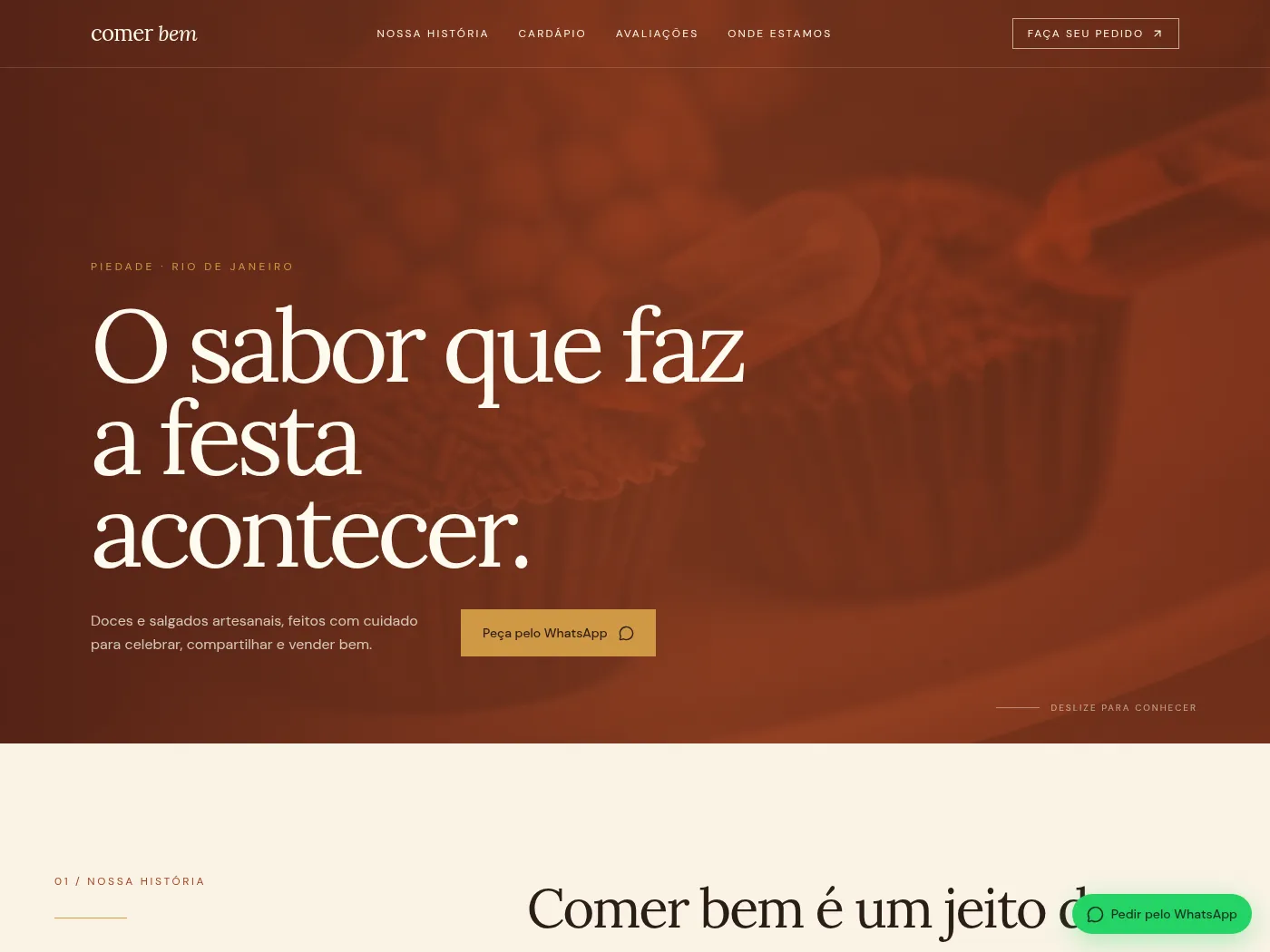 Comer Bem Premium Site