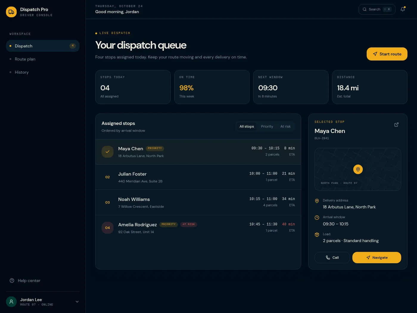 Driver Dispatch Pro