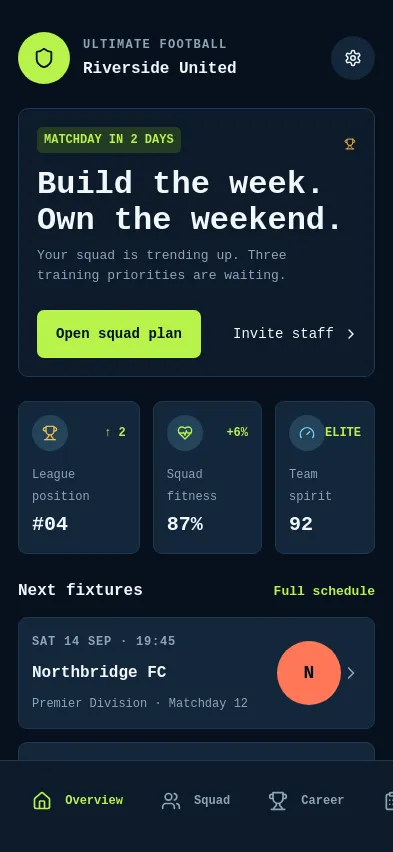 Ultimate Football Manager