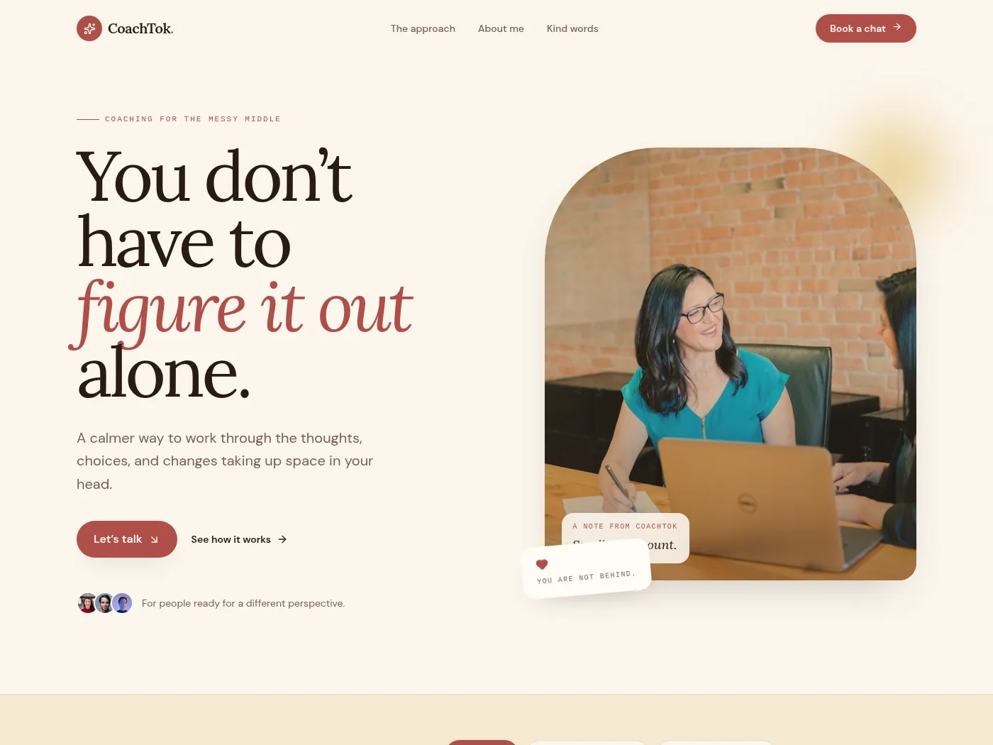CoachTok Landing Page