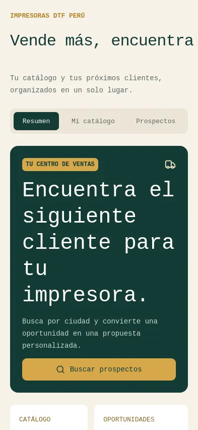 Impresoras DTF Perú Finder