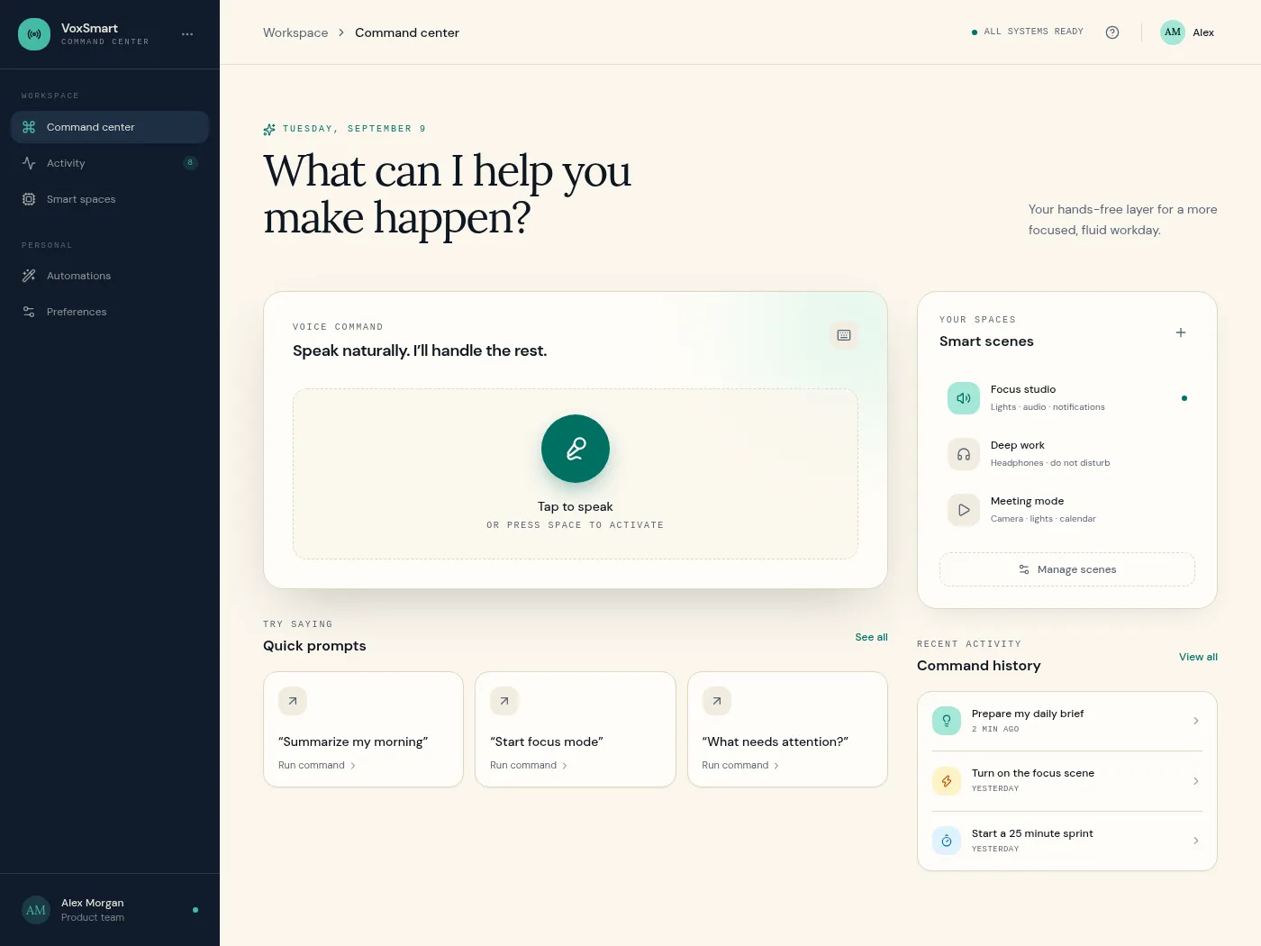 VoxSmart AI Assistant