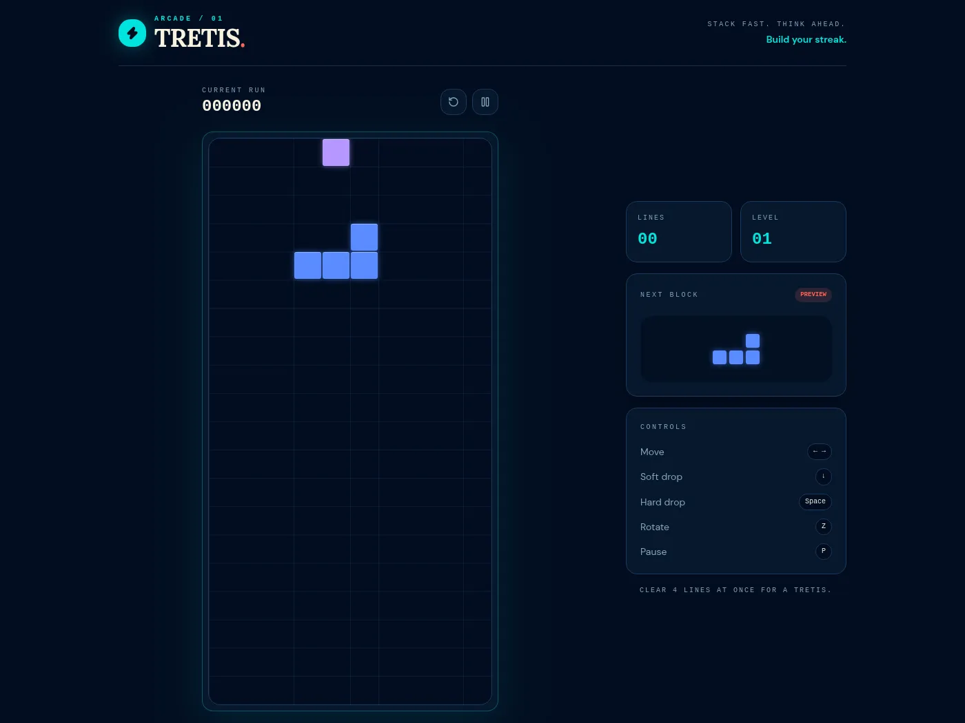Super Tretis Game