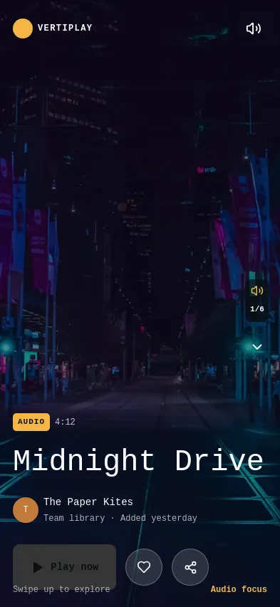 VertiPlay Media App