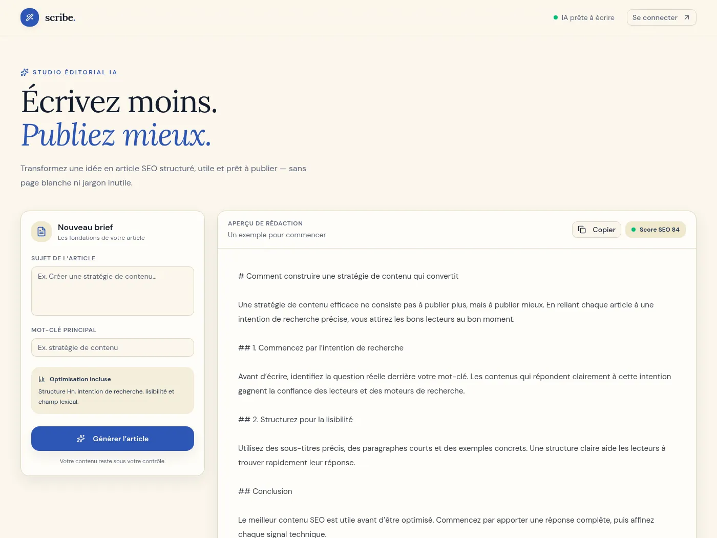 SEO Article AI Tool